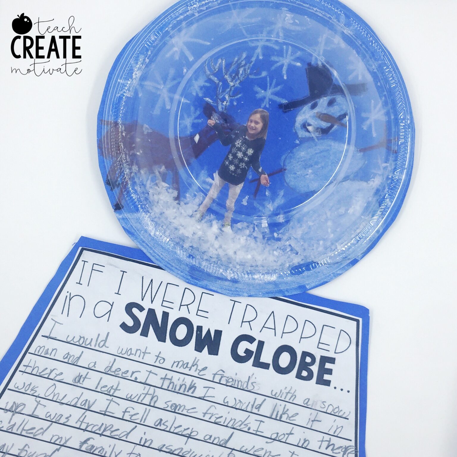 Winter Writing: Trapped in a Snow Globe - Teach Create Motivate